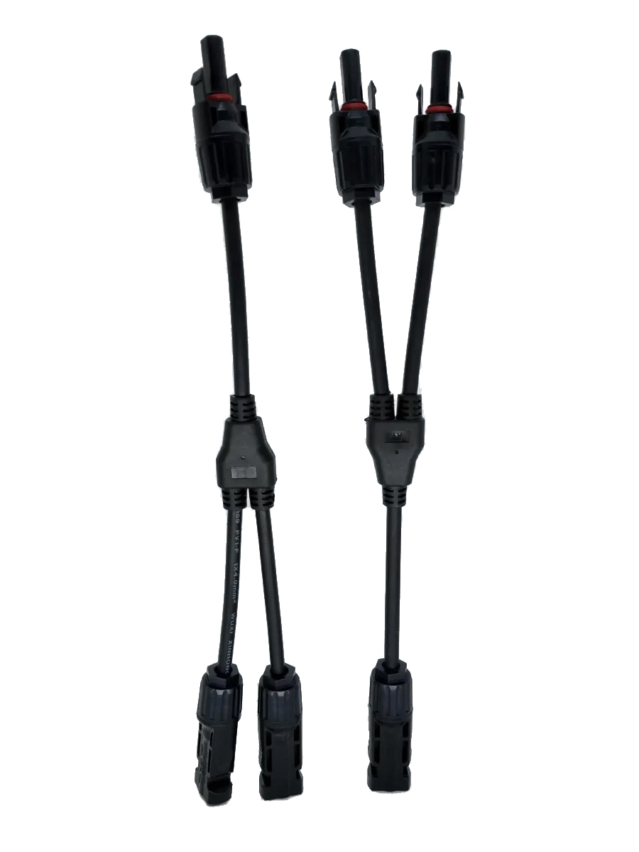 Conectores Mc4 Y - 2x1 (par) Painel Solar Fotovoltaico Plug Energia ...